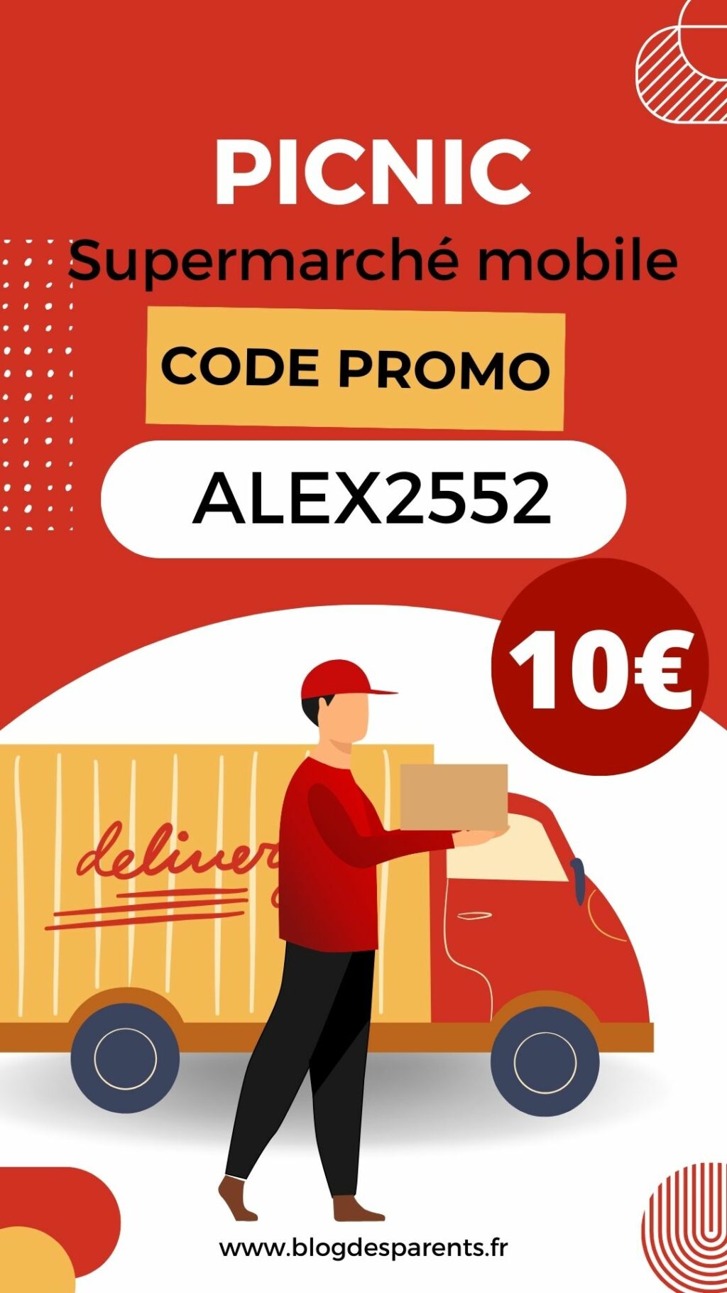 Picnic : Supermarché Mobile + 10€ Offerts sur 1ère Commande